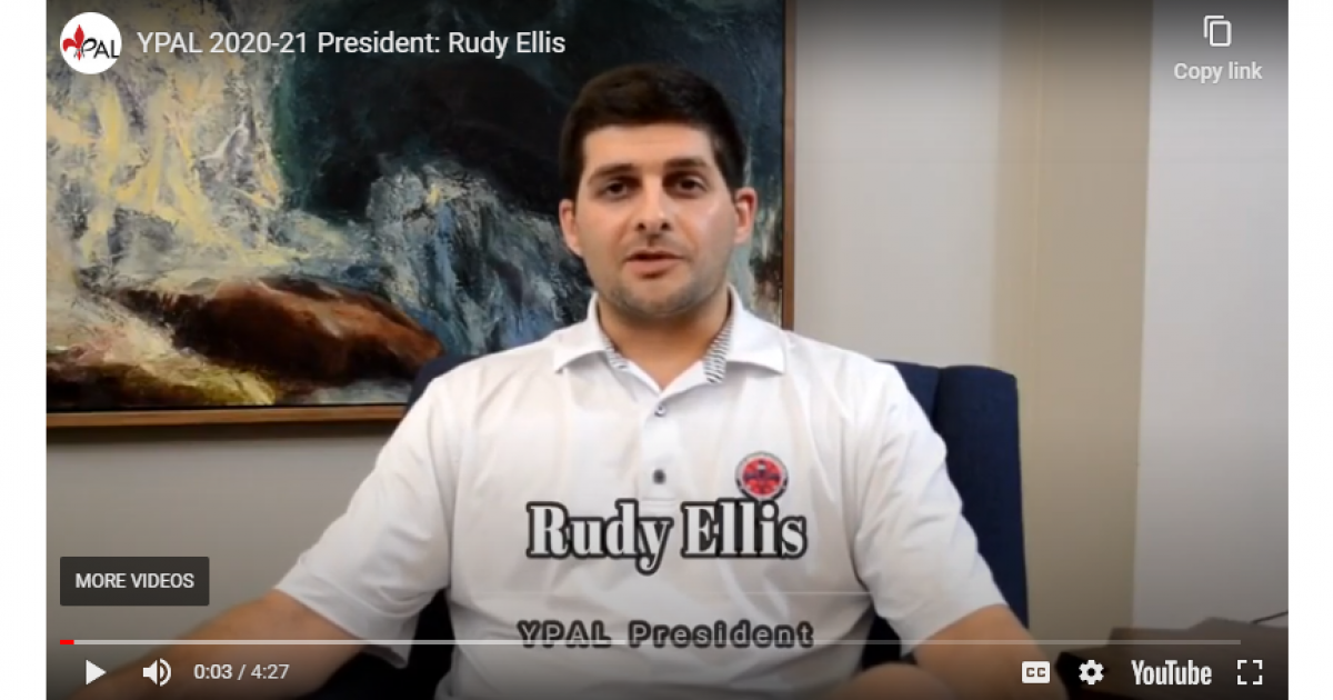 Dinsmore's Rudy Ellis Introduced as YPAL President