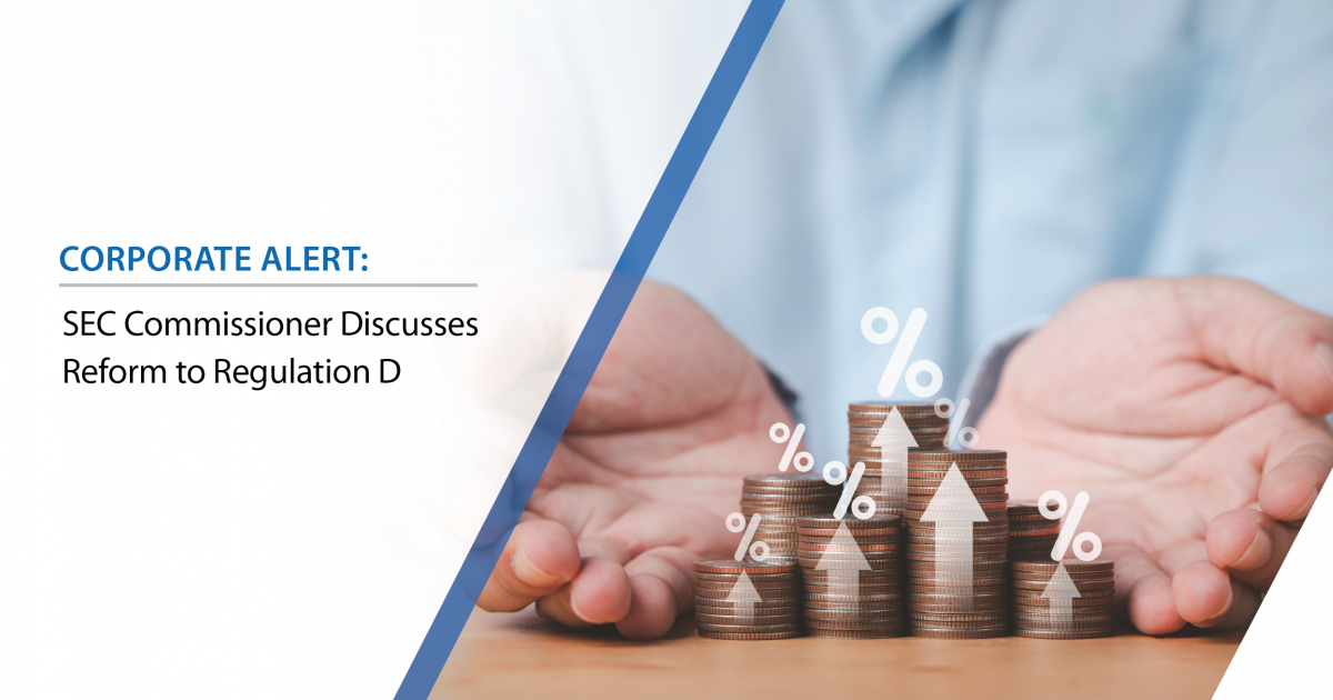 SEC Commissioner Discusses Reform to Regulation D