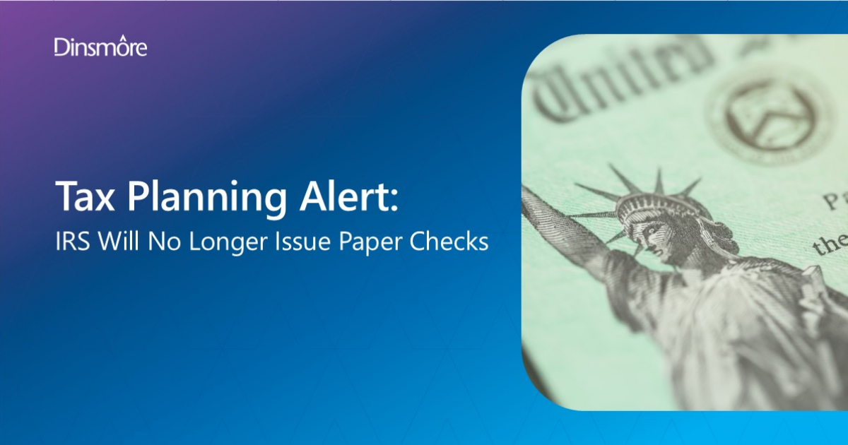 IRS Will No Longer Issue Paper Checks